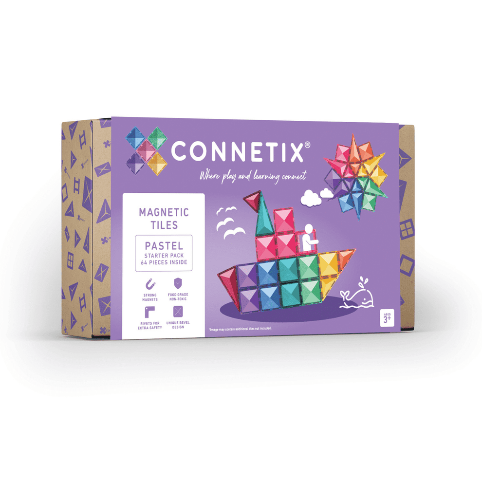 CONNETIX | Pastel Starter Pack (64pc) – Enchanted Toy Shop